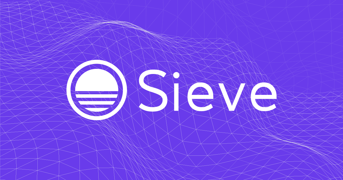 Usage — Sieve